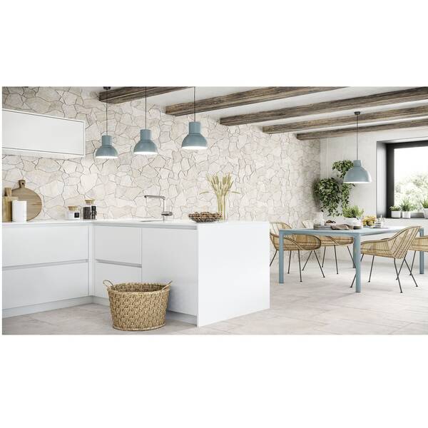 Керамограніт Realonda Borgogna White Flagstone 44x66 см - купити в ...