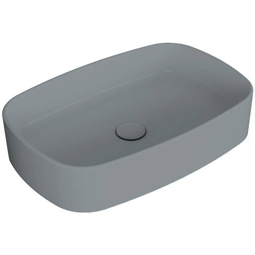 Раковина Simas Folio FO04 60 см прямокутна накладна, колір cemento - купити в АГРОМАТ, ціна в ...