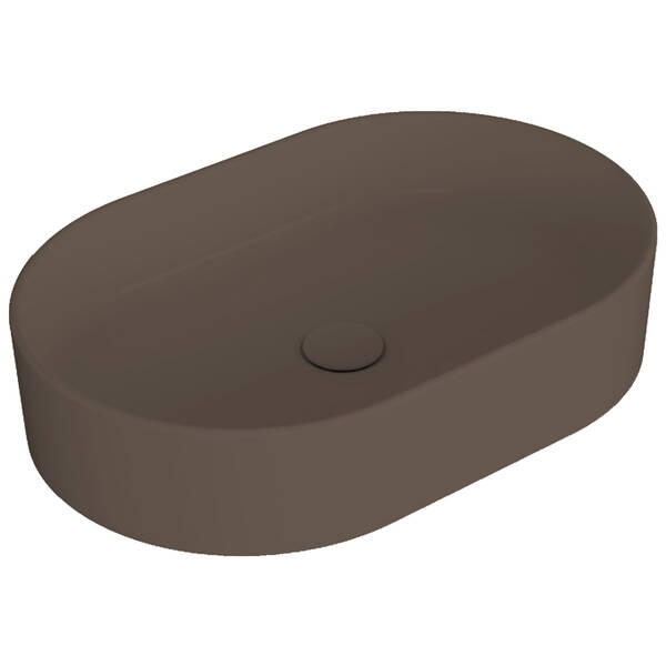 Раковина Simas Folio FO02 60 см овальна накладна, колір мокка - купити в магазинах АГРОМАТ, ціна ...