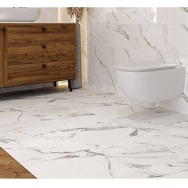 Керамограніт Cersanit Arctic Stone White Matt** 42x42 см - купити в магазинах АГРОМАТ, ціна в ...