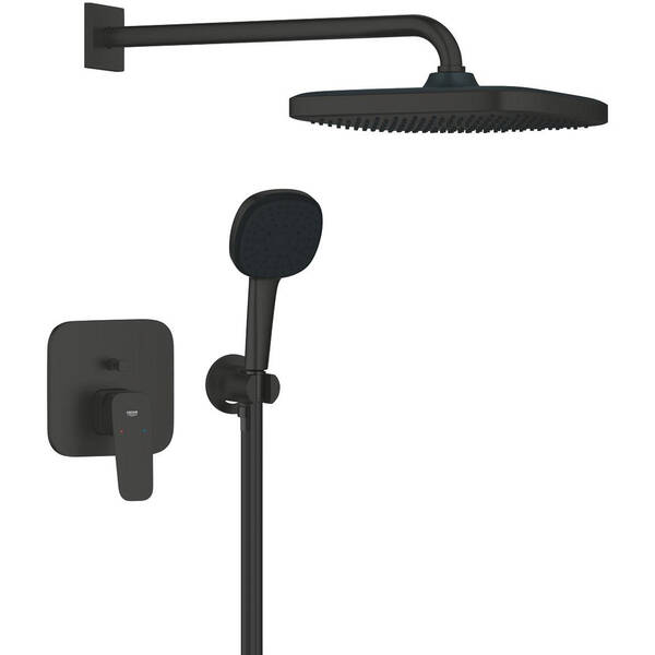 Душова система прихованого монтажу Grohe Cubeo 1053362430 чорний ...