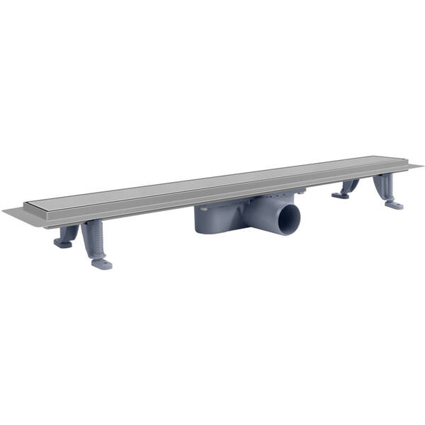 Душовий канал Devit Universal UN60220 60 см з нержавіючої сталі та низьким сифоном і накладкою ...