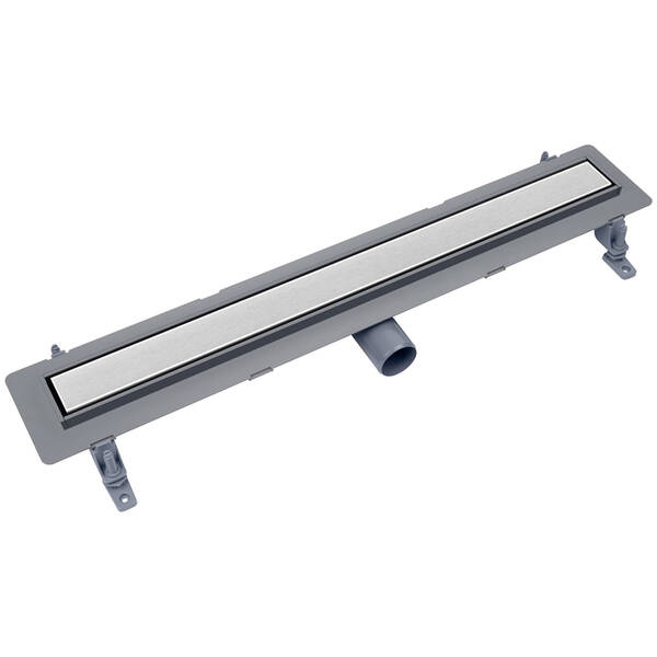 Душовий канал Devit Basic BA60210 60 см з низьким сифоном і накладкою, з горизонтальним виводом ...