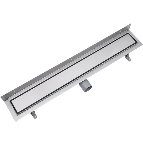 Душовий канал Devit Universal UN70110 70 см пристінний з нержавіючої сталі та низьким сифоном і ...