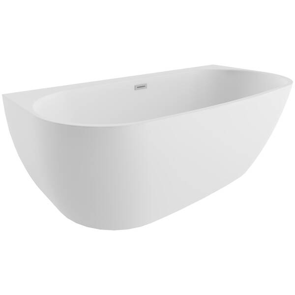 Ванна Devit Optima Plus 17080140 пристінна 170*80 + сифон, біла - купити в АГРОМАТ, ціна в ...