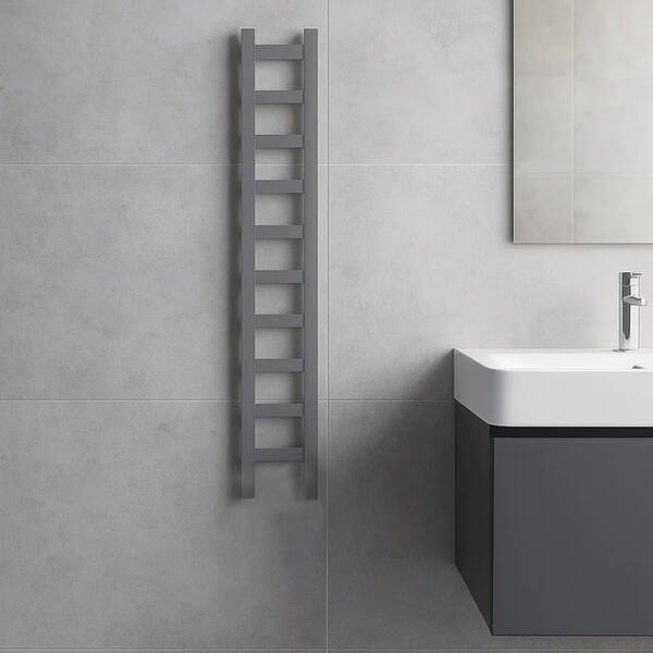 Рушникосушарка електрична Terma Easy One 1600x200 300 Вт колір RAL 7030 ...